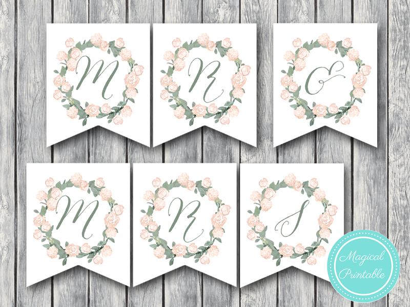 Wedding Banner Decorations - Bridal Shower Decor Wedding